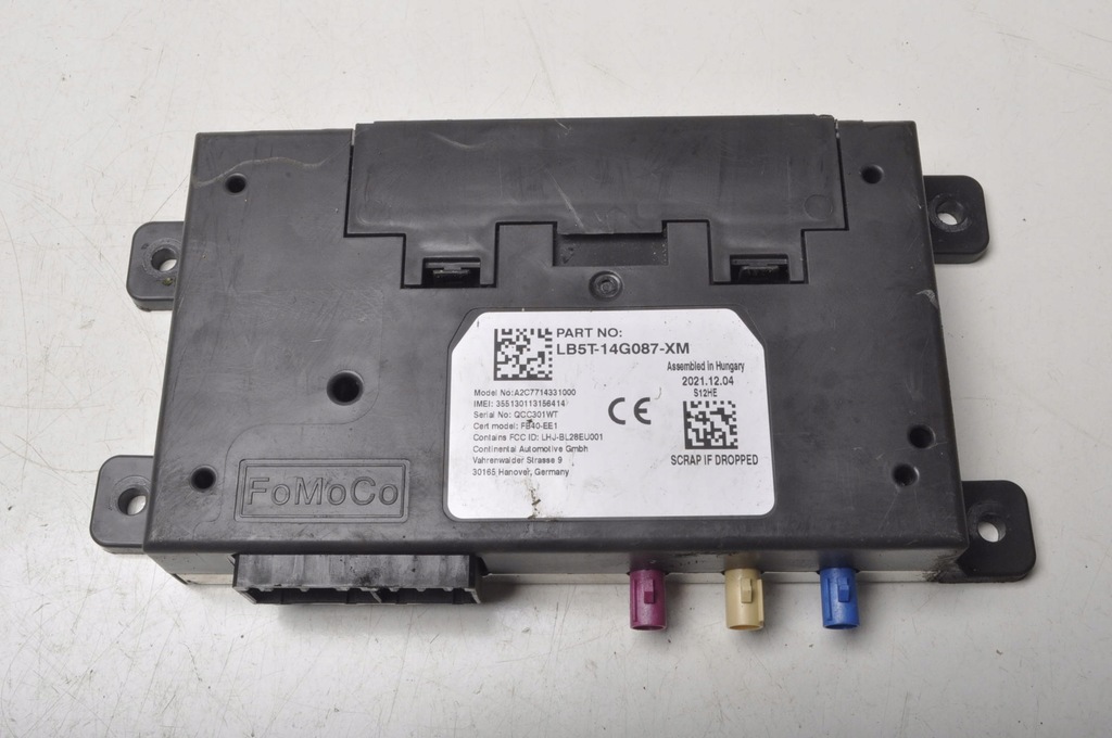 FORD PUMA MK2 MODUŁ BLUETOOTH LB5T-14G087-XM - 12877061925 - oficjalne ...