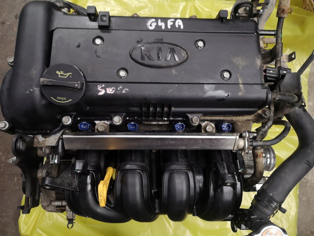 KIA VENGA 09- SILNIK KOMPLETNY G4FA 1.4 16V CEED - 14048861171 - oficjalne archiwum Allegro