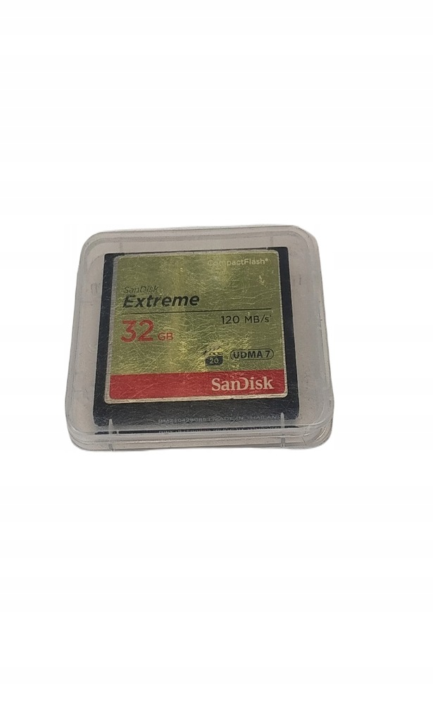 KARTA COMPACTFLASH SANDISK EXTREME UDMA7 32GB - 12104429517 - oficjalne ...