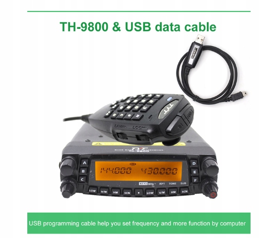 TYT TH 9800 Car Radio Quad Band 50W Walkie Talkie - 10432886910 ...