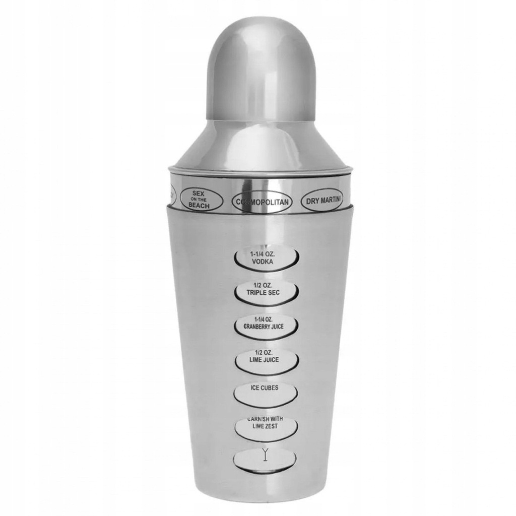 SHAKER BARMAŃSKI Z RECEPTURAMI 600ml KINGHOFF KH-1 - 13111942619 ...