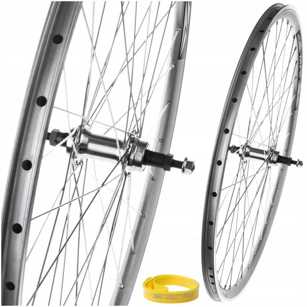 KOŁO ROWEROWE TYLNE POD WOLNOBIEG OBRĘCZ STOŻEK Z OPASKĄ W ZESTAWIE 28 ...