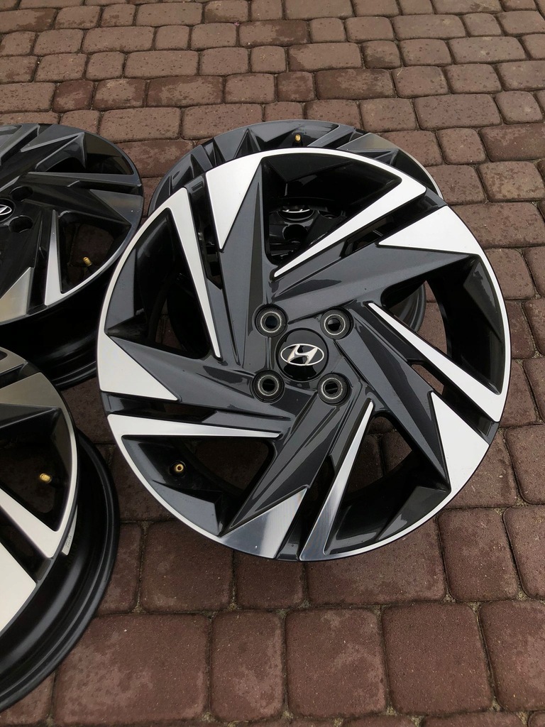 FELGI HYUNDAI 4x100 16 cali I20 NOWY MODEL BICOLOR - 12389601854 ...