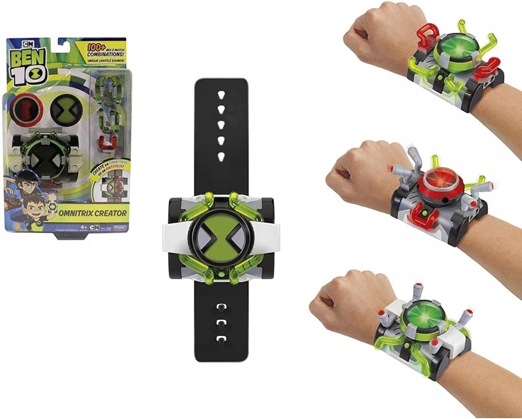 BEN 10 ZEGAREK OMNITRIX ANITRIX - 14720819794 - oficjalne archiwum Allegro