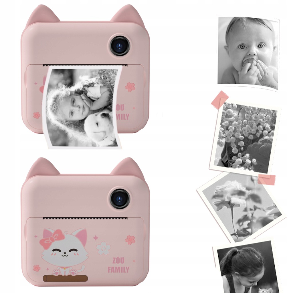 APARAT NATYCHMIASTOWY DLA DZIECI Z DRUKARKĄ Wi-Fi - 12550551717 ...