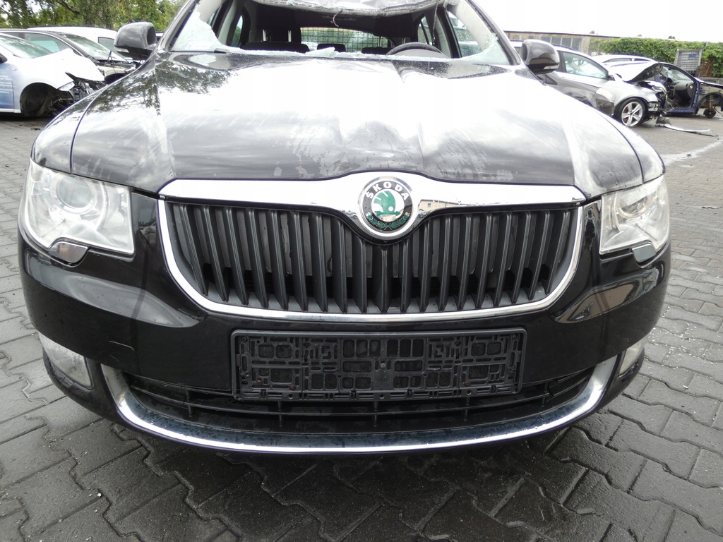 PRZÓD KOMPLETNY MASKA ZDERZAK LF9R SKODA SUPERB II - 14136701051 ...
