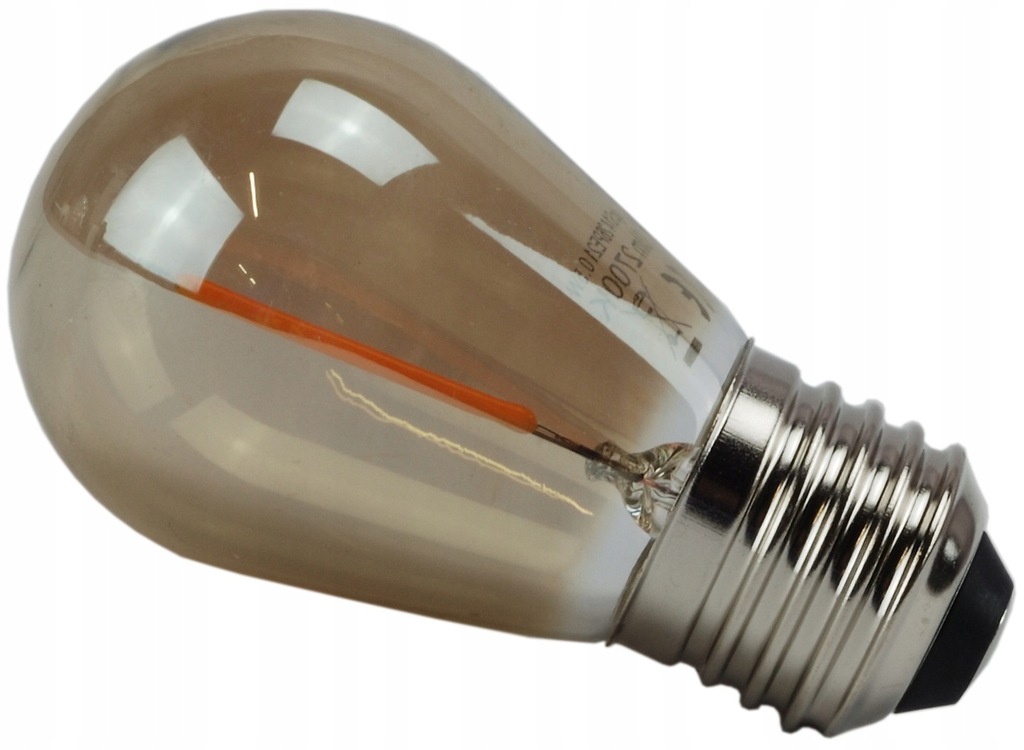 czarna żarówka led edisona do girland girlanda e27 - 11323769882 ...