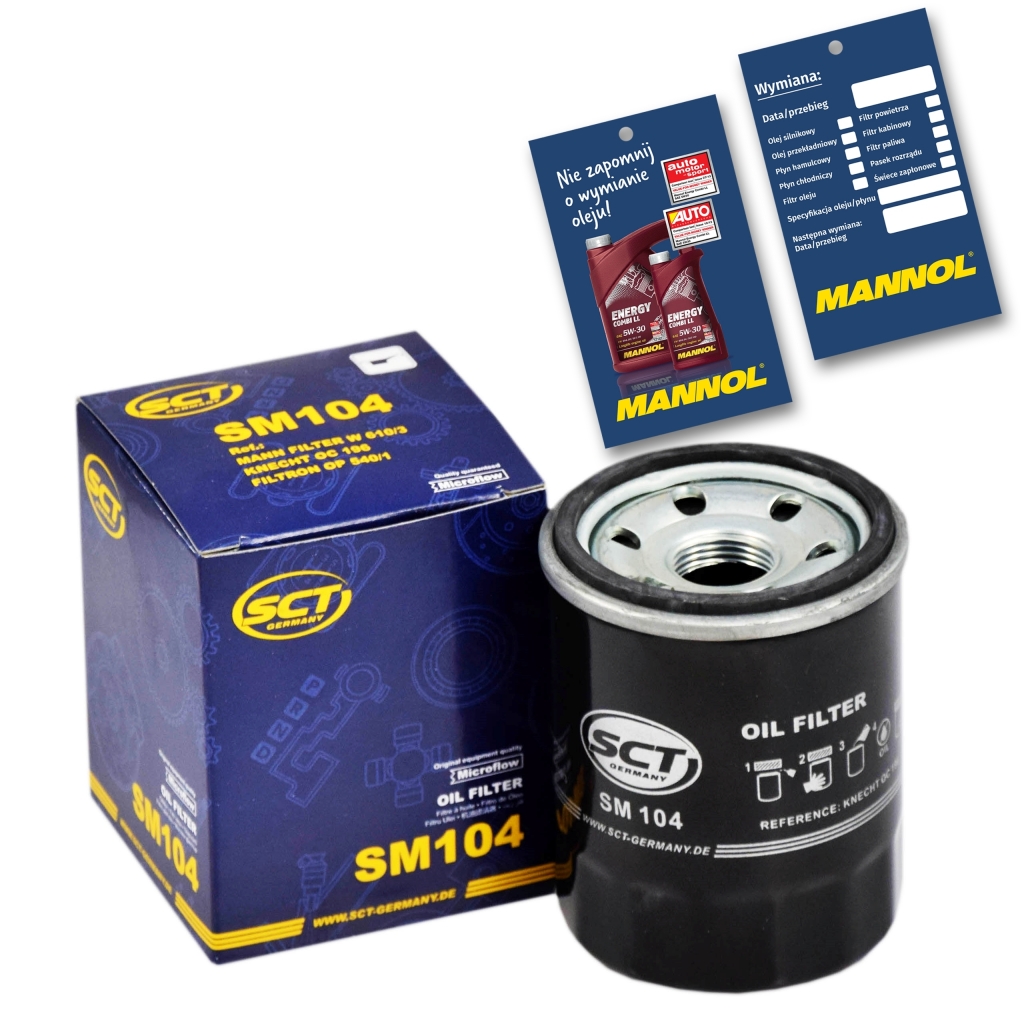 Filtr Oleju SCT SM104 do FIAT 500 1.4 2007 - 12208326295 - oficjalne archiwum Allegro