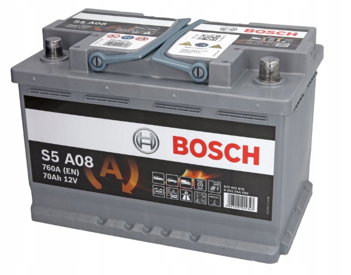Akumulator BOSCH AGM 70Ah 760A P+ - 12988275024 - oficjalne archiwum ...