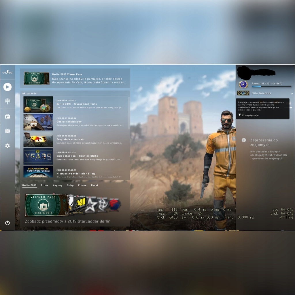 CS:GO CSGO KLUCZ STEAM PRIME STATUS UPGRADE LOSOWY - 8788240758 ...