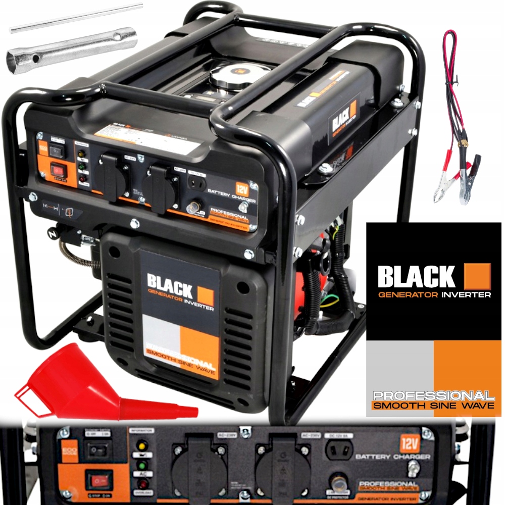 AGREGAT PRĄDOTWÓRCZY GENERATOR INWERTOROWY 3400W - 12544022621 - oficjalne archiwum Allegro