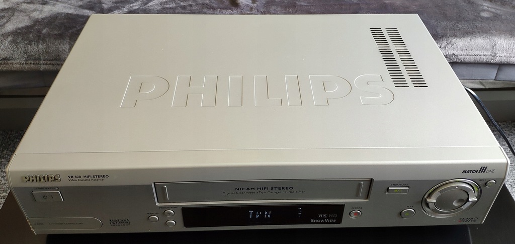 Magnetowid VHS Philips VR820/58 Hi-Fi 6 głowic - 12119523072 - oficjalne archiwum Allegro