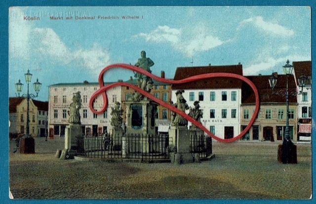 Koszalin. Rynek. Pomnik Fryderyka Wilhelma I - 11994387937 - oficjalne ...