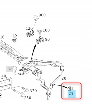 regulacja lampy reflektora w204 c klasa mercedes - 7783971677 ...