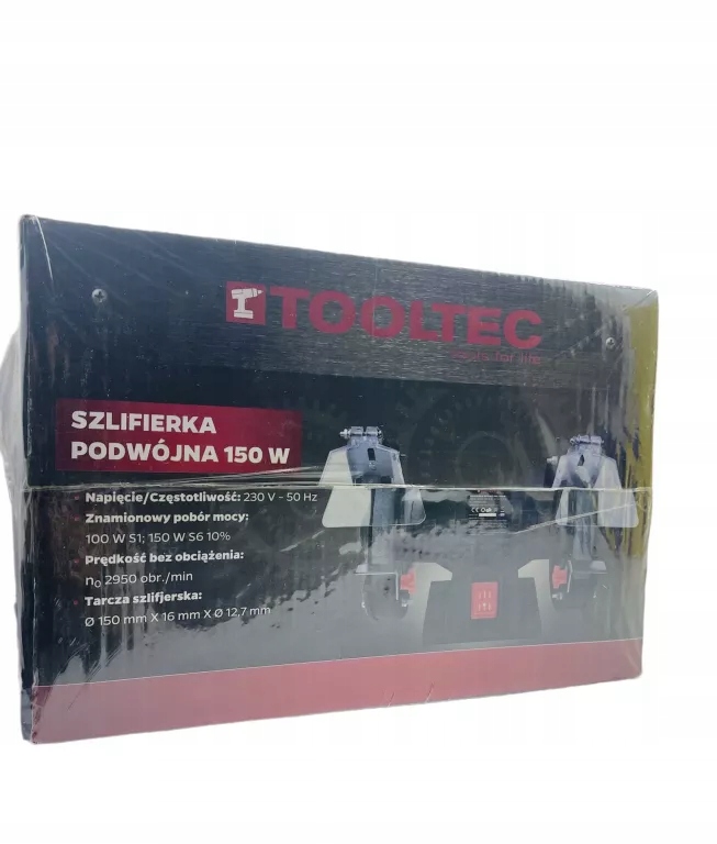 SZLIFIERKA TOOLTEC PODWÓJNA 150W KOMPLET - 12668900096 - oficjalne ...