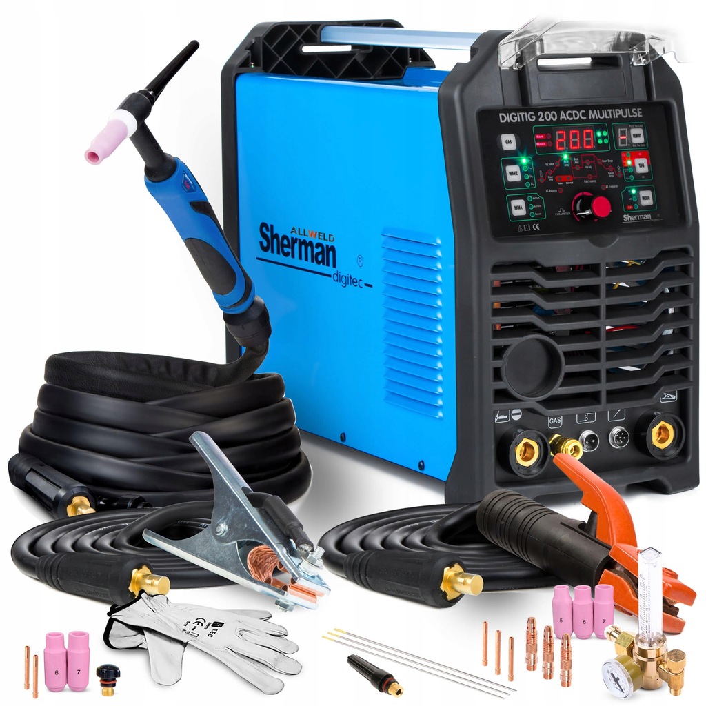 Spawarka TIG AC DC Sherman ZIMNE SPAWANIE Puls HF - 12296898557 - oficjalne archiwum Allegro