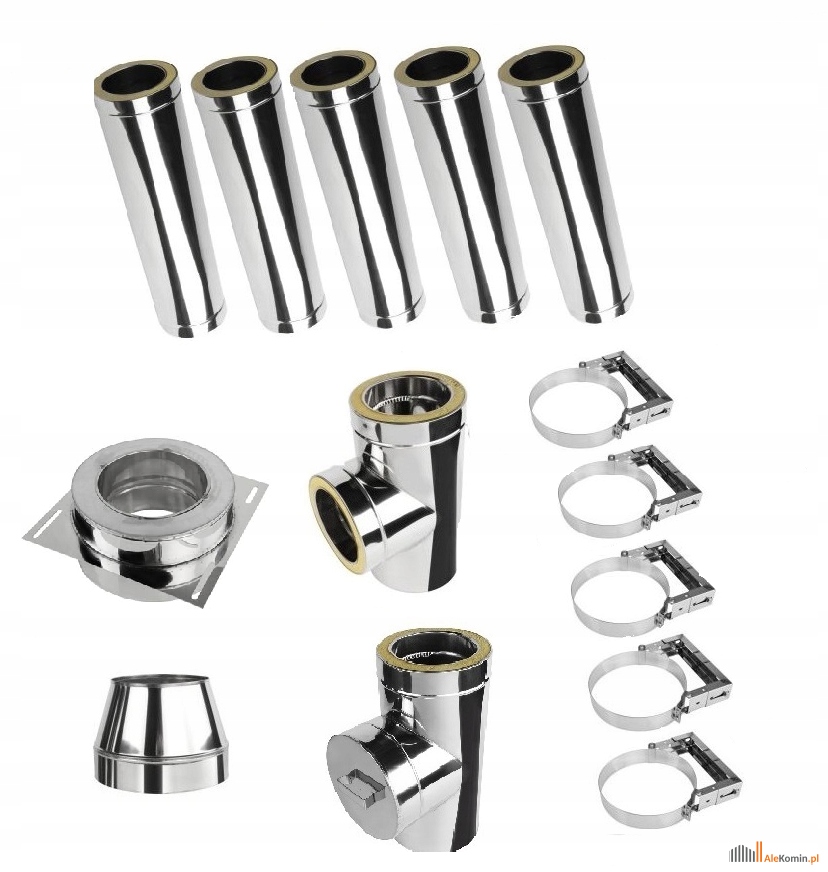 Zestaw Kominowy Izol Żar FI 200/300 5MB - 12567379175 - oficjalne archiwum Allegro