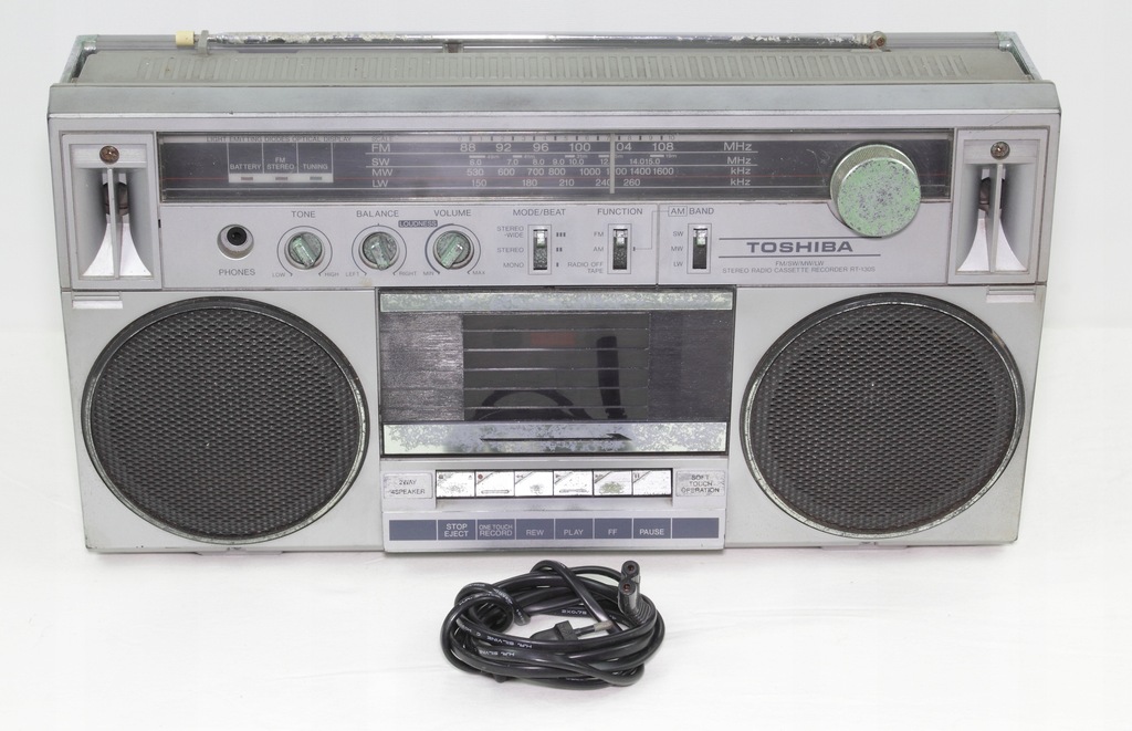 RADIOMAGNETOFON TOSHIBA RT-130S !!! - 12328995747 - oficjalne archiwum Allegro