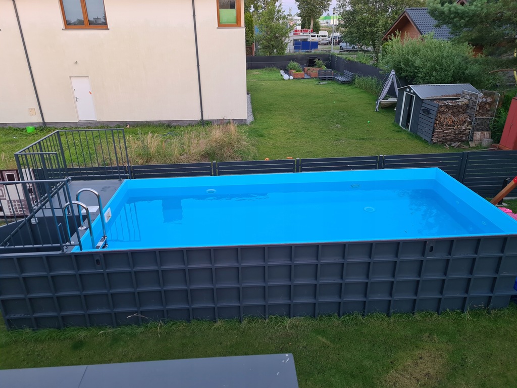 gotowy basen wolno stojący stalowy 2,95x6,8 - 13483358126 - oficjalne ...