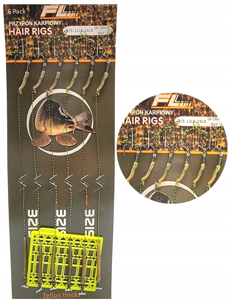 Przypony Karpiowe 4 przypon z włosem method feeder - 12792467590 - oficjalne archiwum Allegro