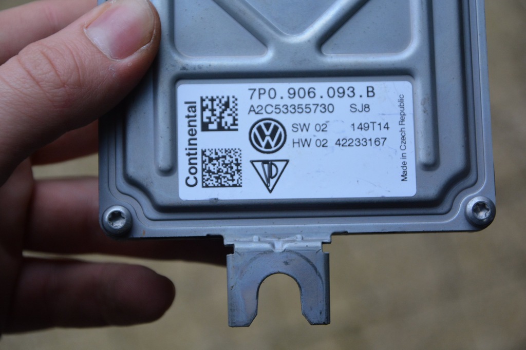 MODUŁ STEROWNIK POMPY PALIWA VW TOUAREG 7P0906093B - 7360855523 ...