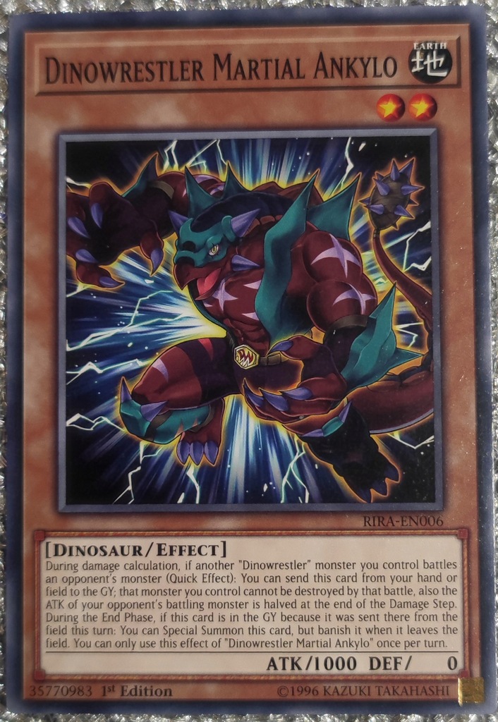 Yu-Gi-Oh! Dinowrestler Martial Ankylo (C) - 13316790237 - oficjalne ... Yu-Gi-Oh! Dinowrestler Martial Ankylo (C) - 13316790237 - oficjalne ...