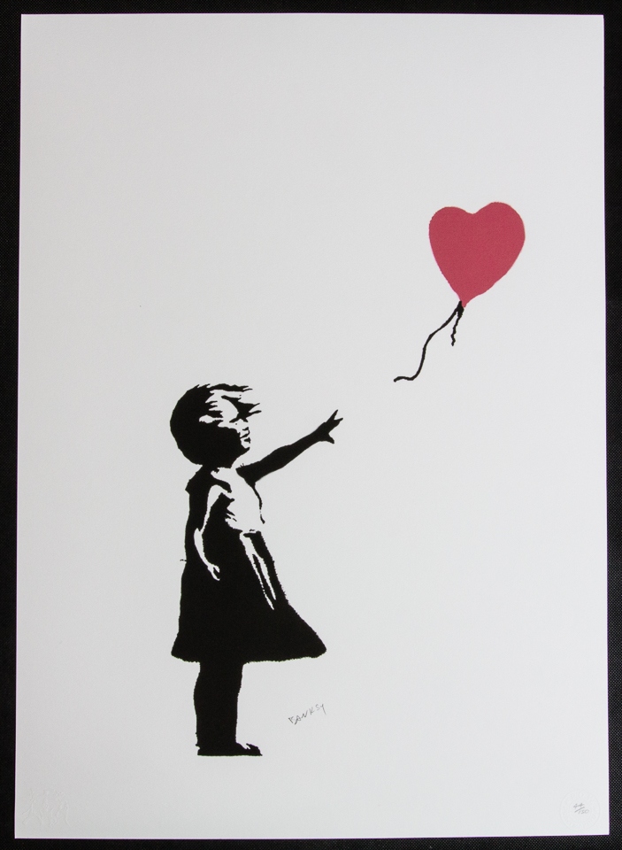 BANKSY (ur. 1974) 'Dziewczynka z balonikiem' - 11611331687 - oficjalne ... BANKSY (ur. 1974) 'Dziewczynka z balonikiem' - 11611331687 - oficjalne ...