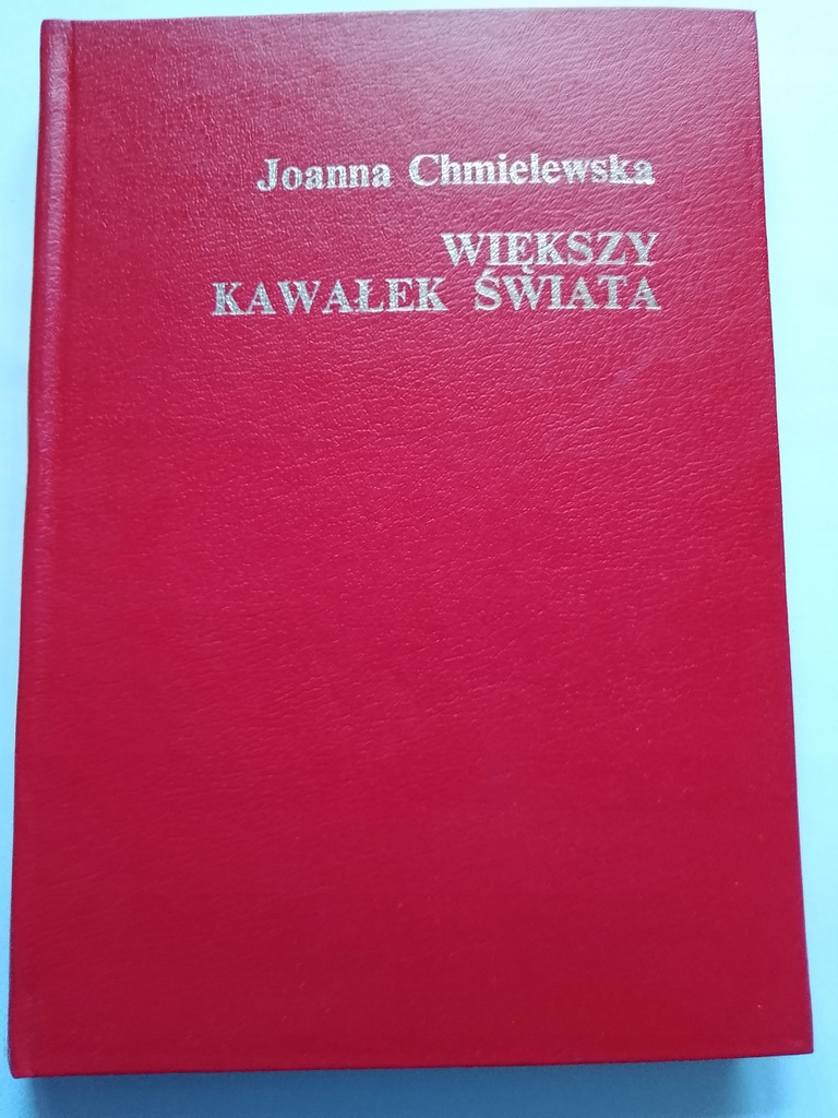 Większy kawałek świata Joanna Chmielewska - 12943628516 - oficjalne archiwum Allegro