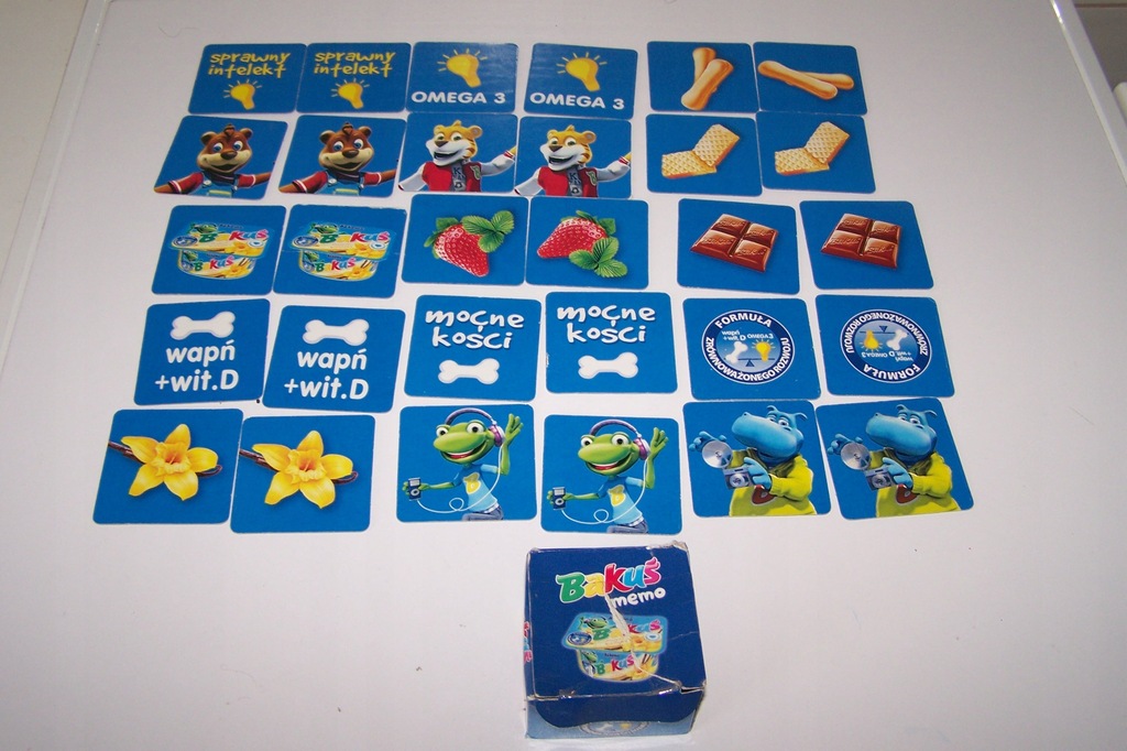 Memory MEMO bakuś gra pamięciowa - 10141153804 - oficjalne archiwum Allegro