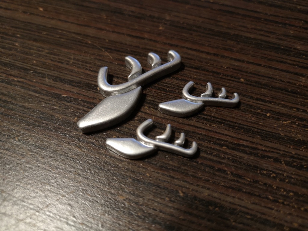 Emblemat HIRSCH do Saab 9-3, 9-5 (znaczek ok 44mm) - 7792029082 ...