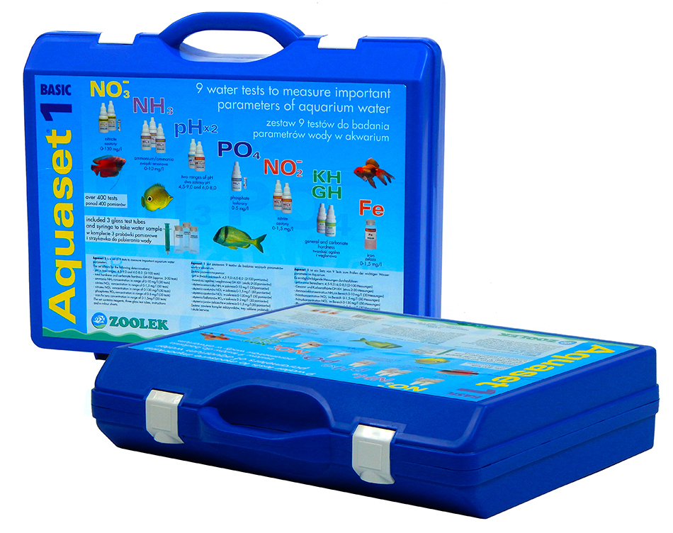 ZOOLEK AQUASET 1 TEST NO3 NH3 PH PO4 NO2 GH-KH 9w1 - 6880923593 ...