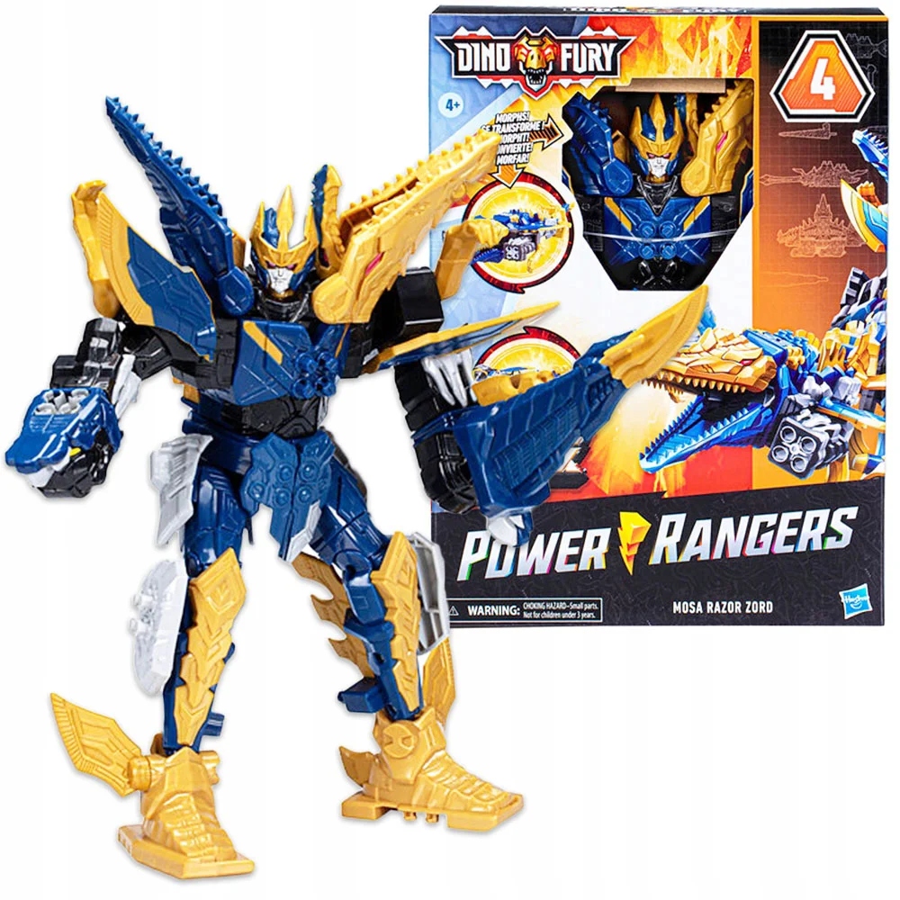 Mosa Razor Zord Power Rangers Dino Fury 2w1 Oryginalny Robot ...