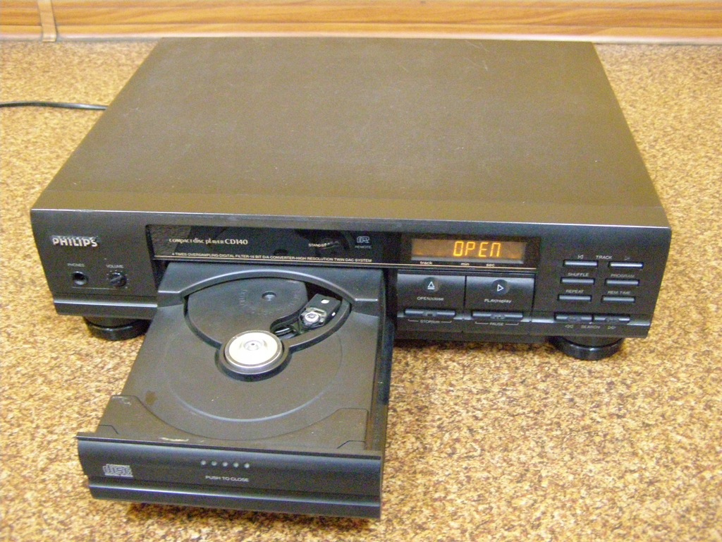 UNIKAT CD Player Philips CD140 - 7878828396 - oficjalne archiwum Allegro