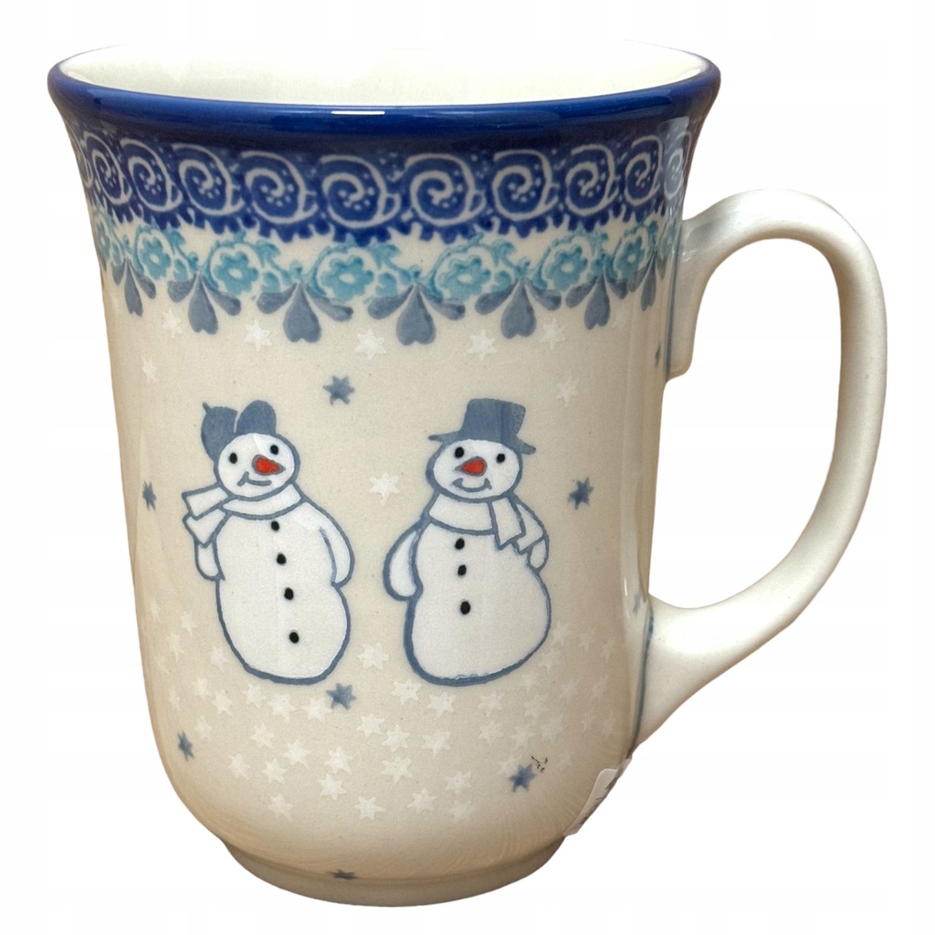 Kubek duży Bałwanki 500 ml dek. 2793 Ceramika Bolesławiec - 16362395852 - oficjalne archiwum Allegro