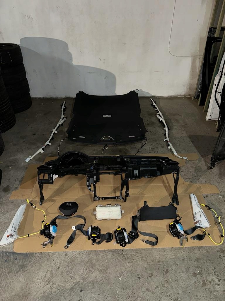 PODUSZKI AIRBAG KURTYNA PODSUFITKA DESKA TOYOTA C-HR CHR 2019-2022 LIFT ...