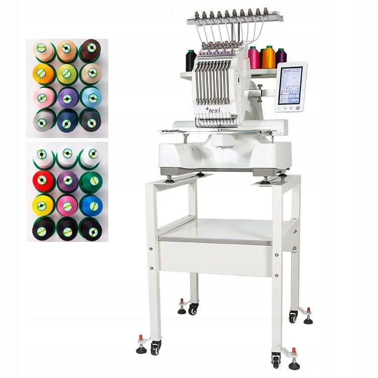 TEXI IRIS 10 hafciarka przemysłowa 10-igłowa +podstawa i zestaw nici GRATIS - 14476604017 ...