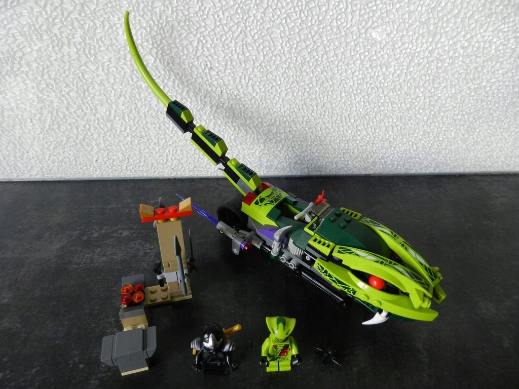 LEGO 9447 Ninjago Gryzowóz Lashy *Cole ZX *1,2brak - 13439996193 ...
