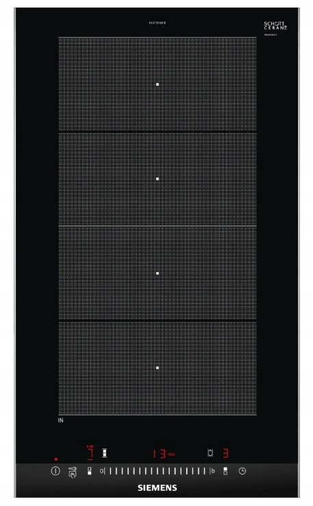 Szyba szkło płyty indukcyjnej Siemens EX375FXB1E - 12781985568 ...