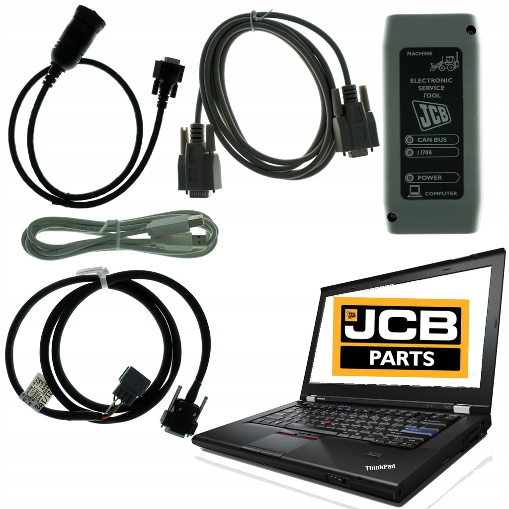 JCB DLA SERVICEMASTER 4 laptop komputer diagnostyc - 7983423652 ...