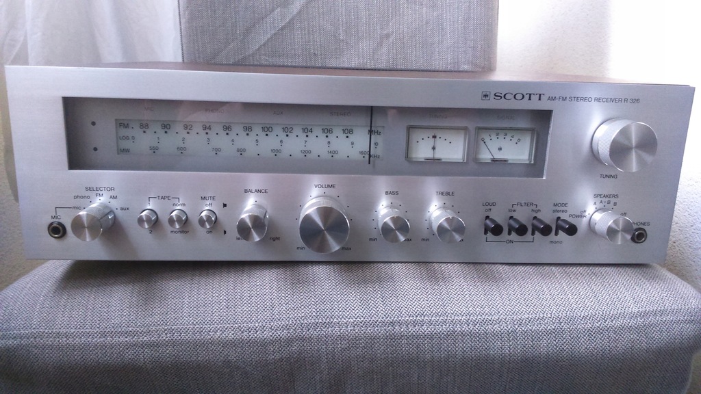 Amplituner Stereo Scott R326 PHONO AUX - 7856611572 - oficjalne ...