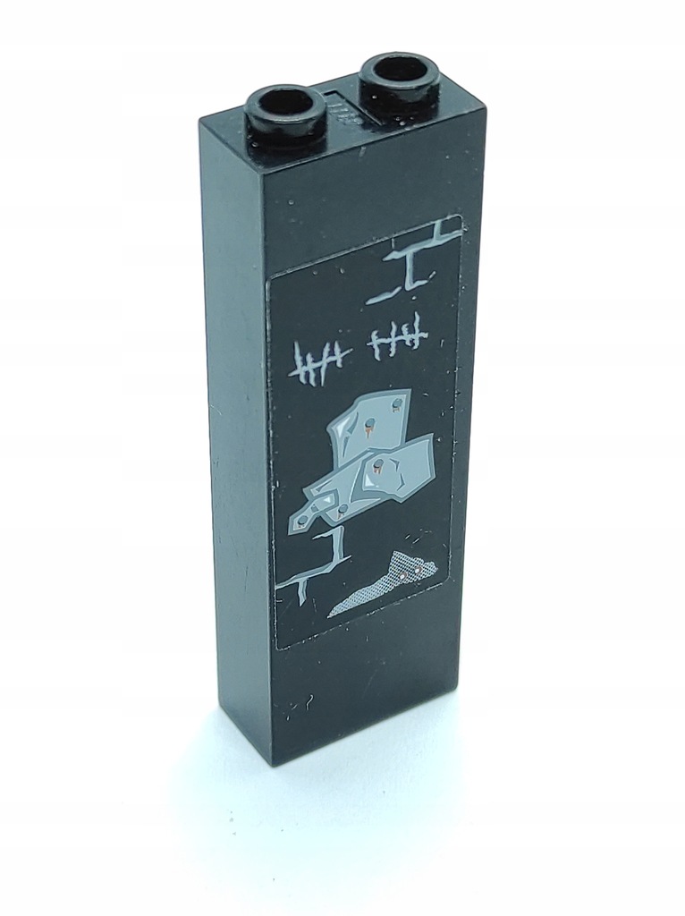 lego 2454 słupek 4x1x2 czarny black naklejka - 10867160355 - oficjalne ...