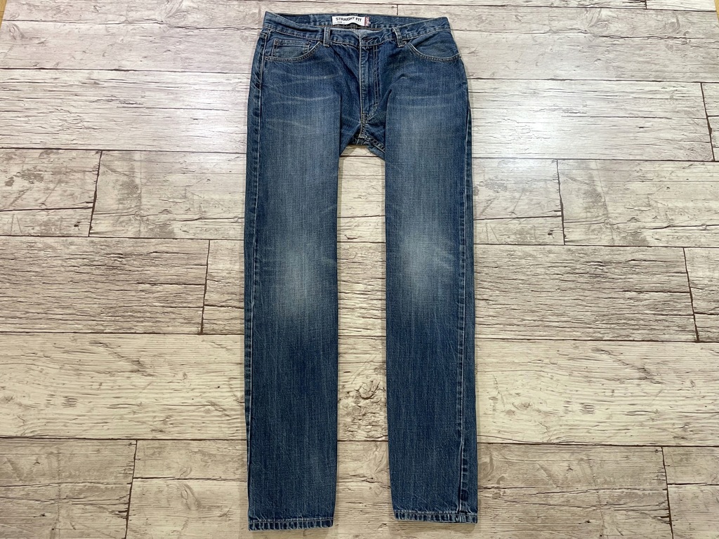 LEVI'S 505 STRAIGHT FIT Spodnie Męskie IDEAŁ 34/34 - 13519475964 ...