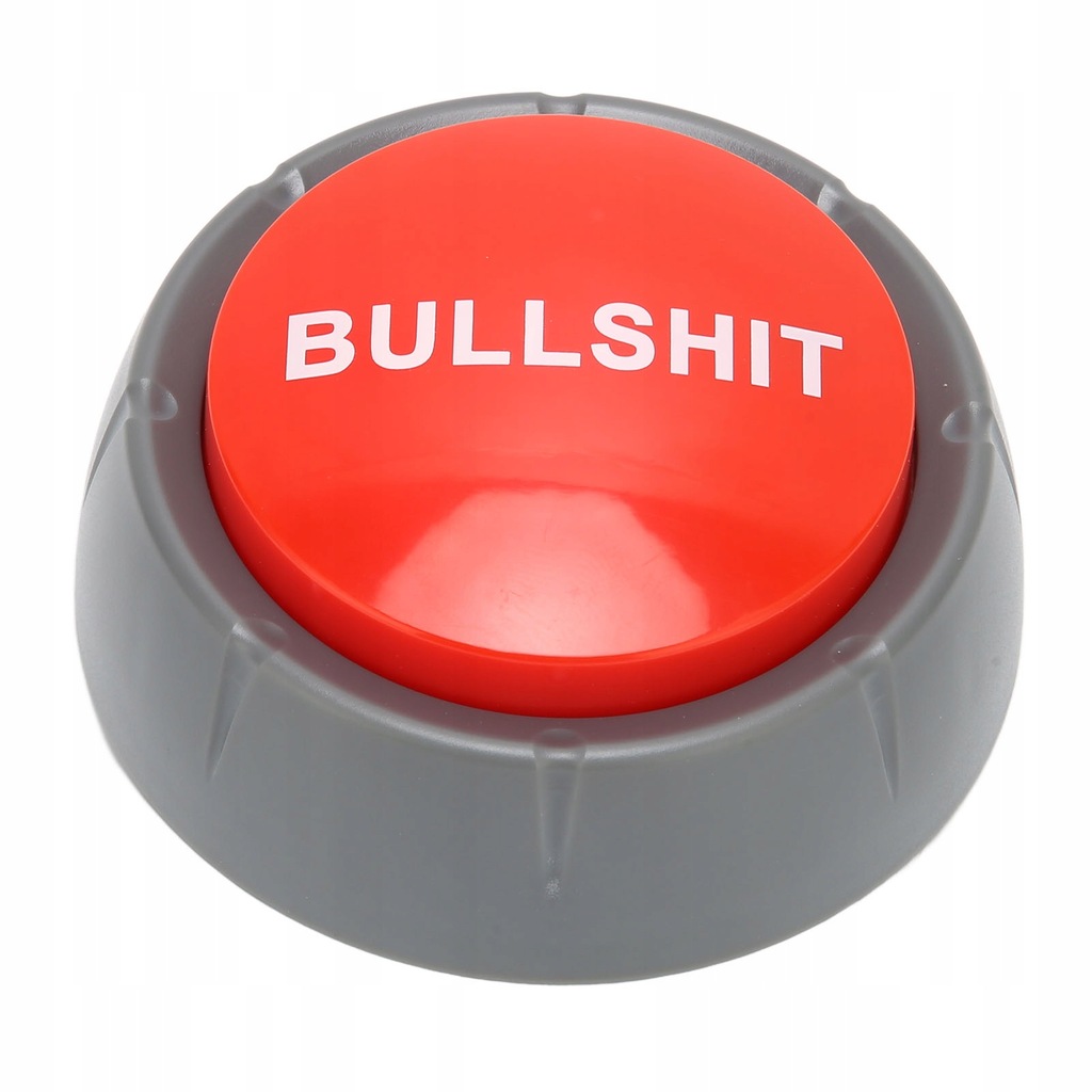 Red Bullshit Button Blat biurowy Buzzer Naciśnij - 16719218629 ...