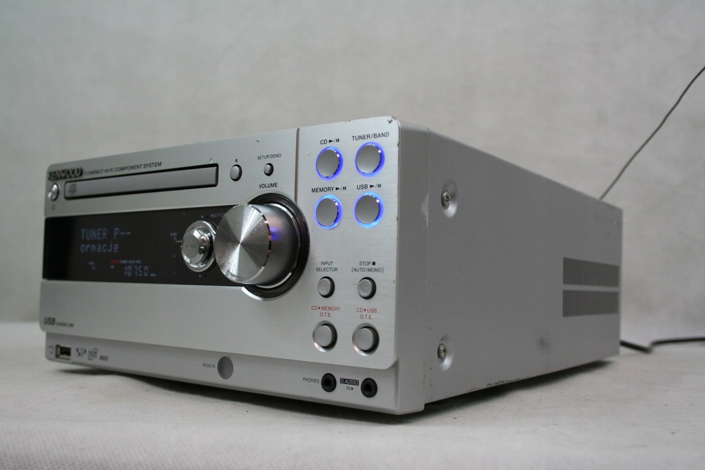 Wieża KENWOOD RD-K501USB |2x20W|RDS|USB|SD|MP3 - 12811658329 ...