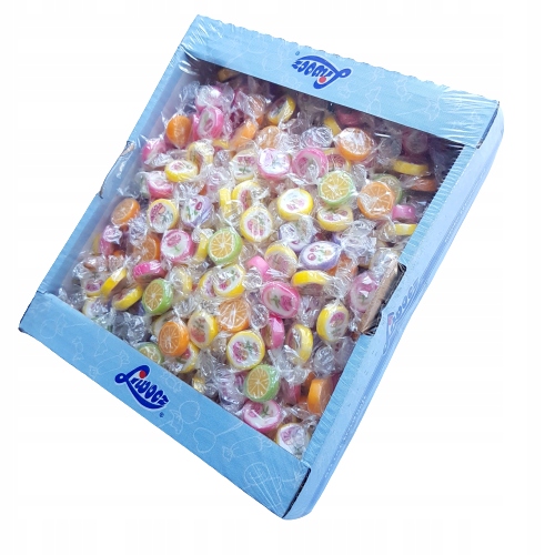 CUKIERKI ROKSY MINI KARMELKI LIZAK DESENIOWY 1,5KG - 10188447503 ...