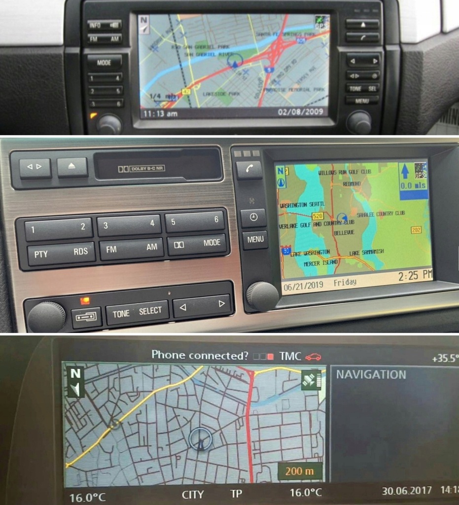 Mapa BMW CD MK1 MK2 MK3 E46 X5 E65 E39 E38 - 13358468029 - oficjalne archiwum Allegro