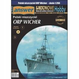 Answer Model Kartonowy ORP Wicher Skala 1/200 - 12990790786 - oficjalne ...
