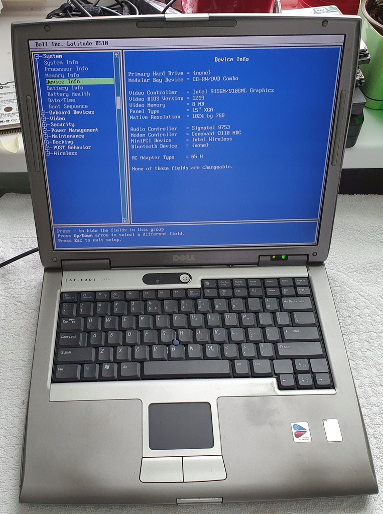 LAPTOP DELL LATITUDE D510 - 9384436055 - oficjalne archiwum Allegro