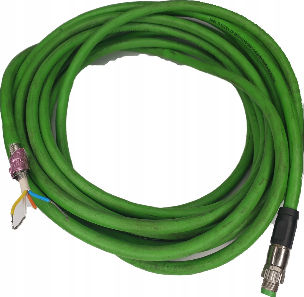 przewód 5m Industrial Ethernet Profinet Type C ES CAT5 PLUS 22AWG M8 4 ...