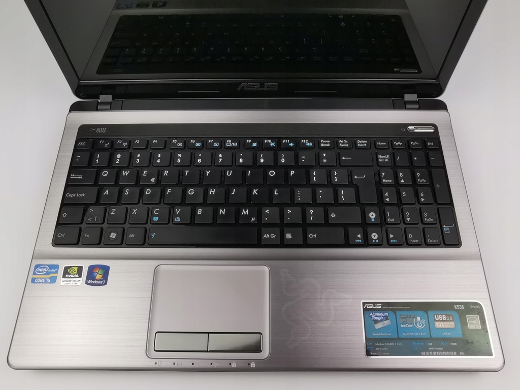 ASUS K53S i5-2430M 2x2,4Ghz 6GB 128GB GT 540M HD - 9143362641 ...